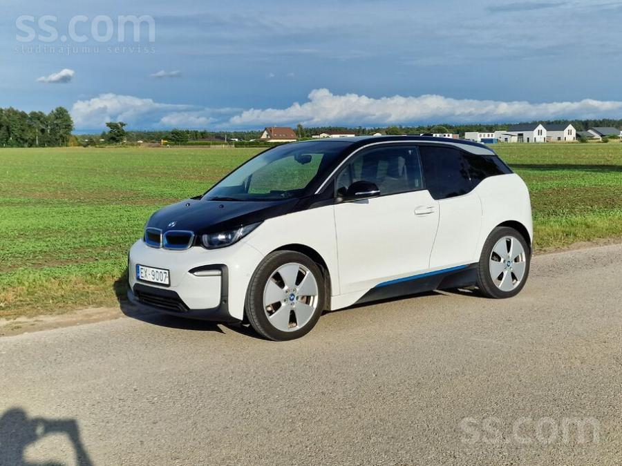 White BMW I3 2019 in Riga, with an engine capacity of 0.00 L and mileage of 94 thousand km for 15900 €, photo 1 on AUTOMOTO.COM.LV