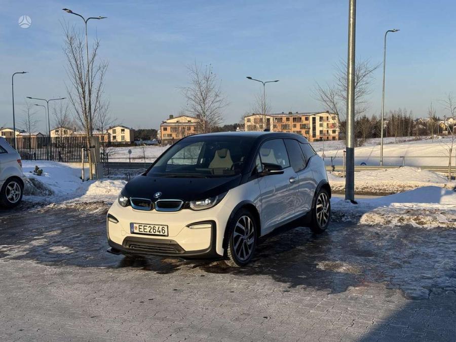 White BMW I3 2019 in Vilnius, with an engine capacity of 0.00 L and mileage of 90 thousand km for 15200 €, photo 1 on AUTOMOTO.COM.LV