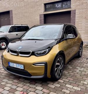 Yellow BMW I3 2022 in Riga, with an engine capacity of 0.00 L and mileage of 80 thousand km for 19700 €, photo  on AUTOMOTO.COM.LV