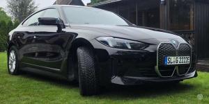Black BMW i4 2025 in Vilnius, with an engine capacity of 0.00 L and mileage of 27 thousand km for 34900 €, photo 3 on AUTOMOTO.COM.LV