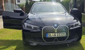Black BMW i4 2025 in Vilnius, with an engine capacity of 0.00 L and mileage of 27 thousand km for 34900 €, photo 7 on AUTOMOTO.COM.LV