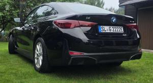 Black BMW i4 2025 in Vilnius, with an engine capacity of 0.00 L and mileage of 27 thousand km for 34900 €, photo 11 on AUTOMOTO.COM.LV
