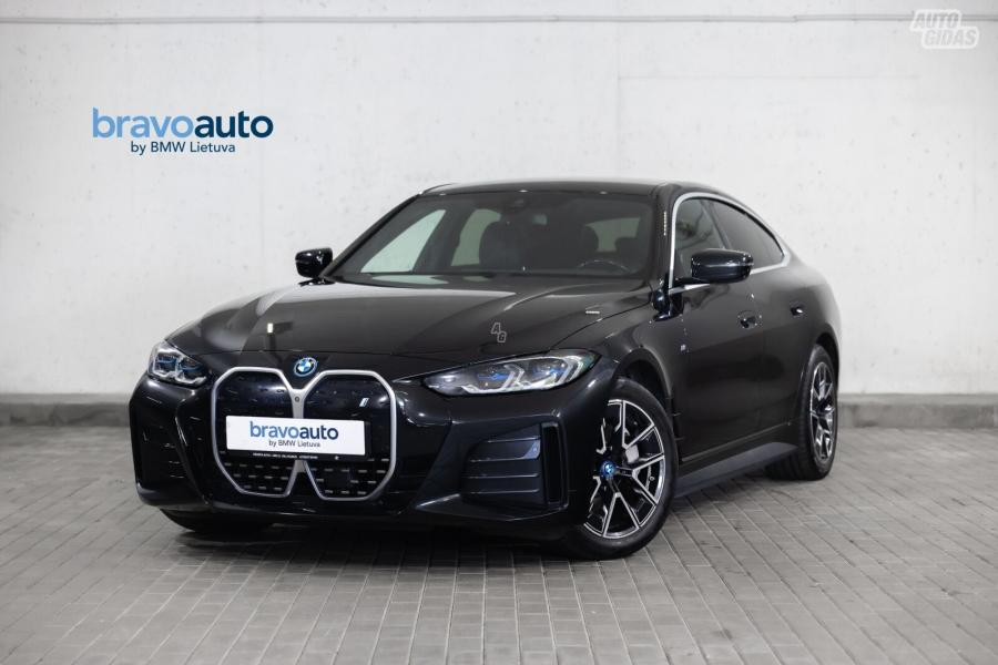 Black BMW i4 2022 in Vilnius, with an engine capacity of 0.00 L and mileage of 88 thousand km for 38491 €, photo 1 on AUTOMOTO.COM.LV