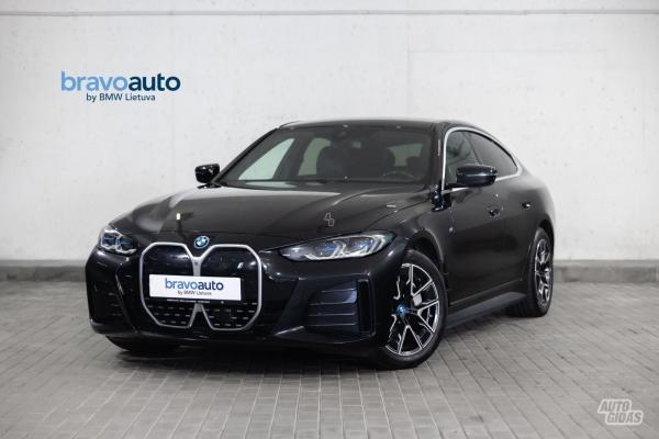 Black BMW i4 2022 in Vilnius, with an engine capacity of 0.00 L and mileage of 88 thousand km for 37542 €, photo 1 on AUTOMOTO.COM.LV