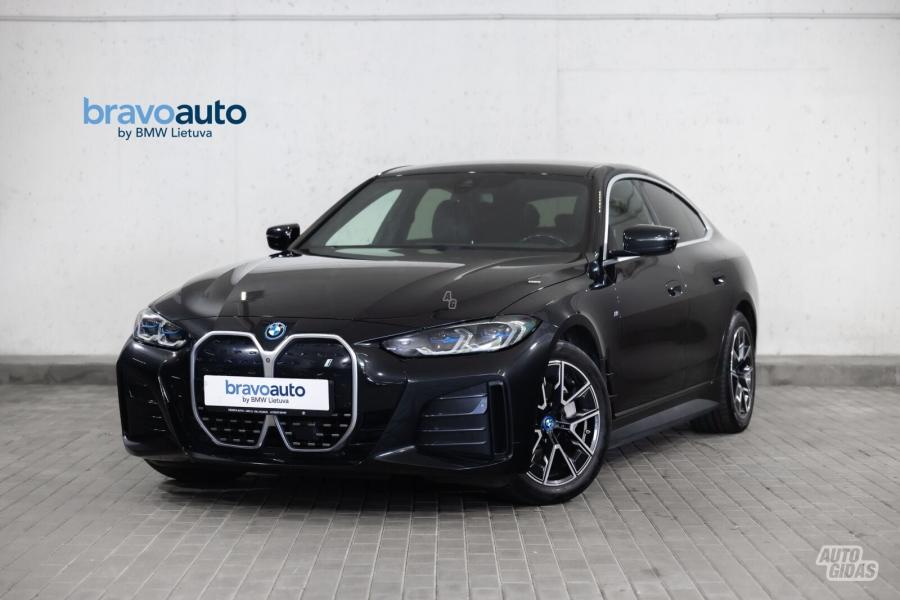 Black BMW i4 2022 in Vilnius, with an engine capacity of 0.00 L and mileage of 88 thousand km for 37542 €, photo 1 on AUTOMOTO.COM.LV