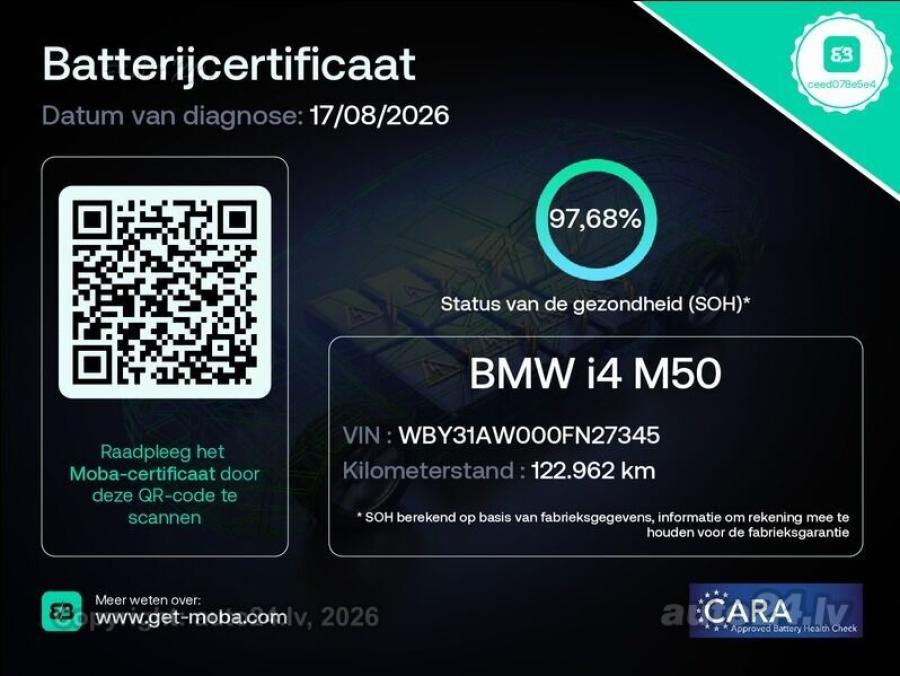 Черный БМВ i4 2022 в Таллин, объемом двигателя 0.00 л и пробегом 126 тыс. км за 42500 €, фото 27 на AUTOMOTO.COM.LV
