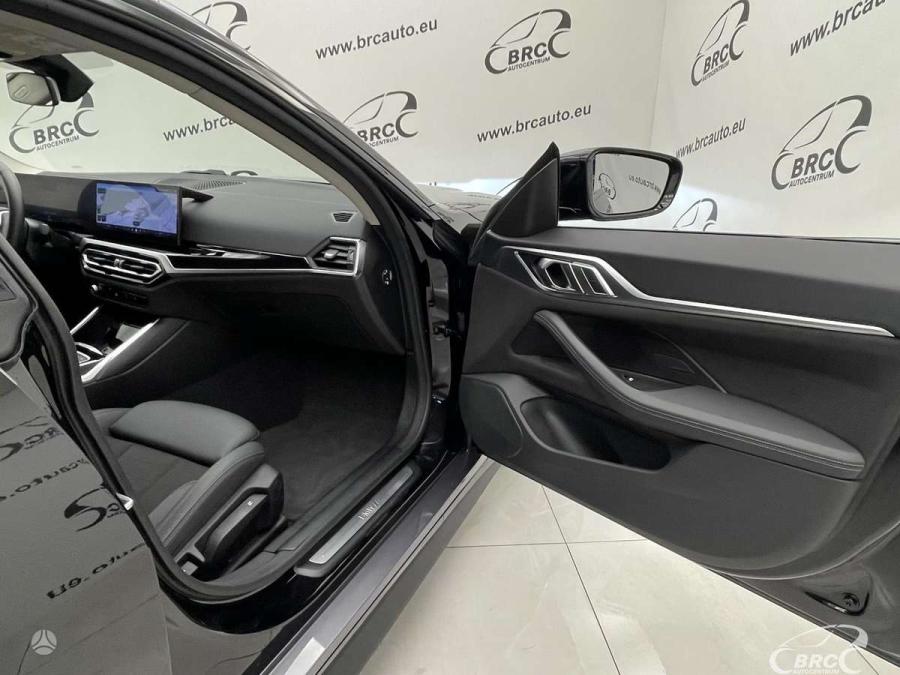 Melns BMW i4 2023 Viļņa, ar dzinēja tilpumu 0.00 L un nobraukumu 17 tūkst. km par 33900 €, foto 9 vietnē AUTOMOTO.COM.LV