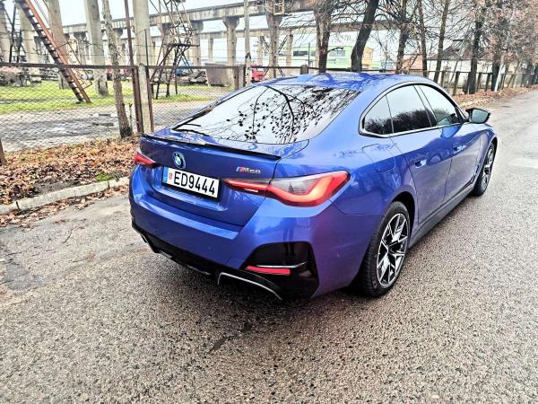 Blue BMW i4 2023 in Kaunas, with an engine capacity of 0.00 L and mileage of 89 thousand km for 36400 €, photo 5 on AUTOMOTO.COM.LV
