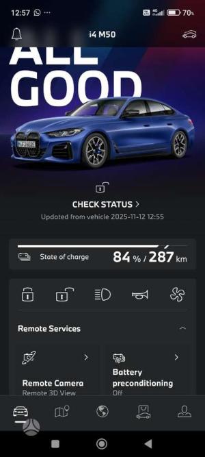 Синий БМВ i4 2023 в Каунас, объемом двигателя 0.00 л и пробегом 89 тыс. км за 36400 €, фото 28 на AUTOMOTO.COM.LV