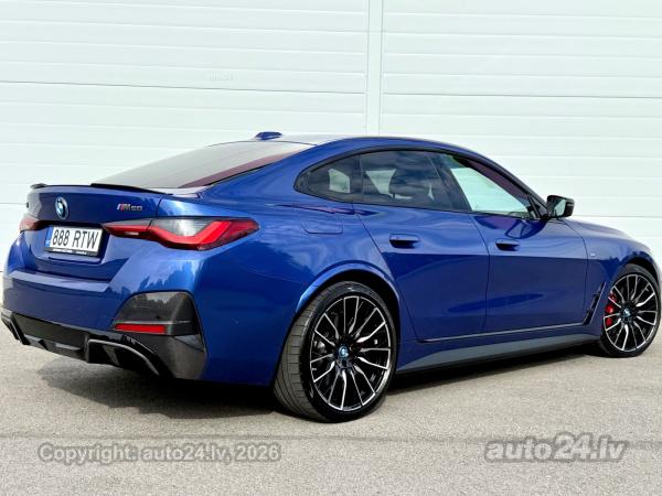 Blue BMW i4 2022 in Tallinn, with an engine capacity of 0.00 L and mileage of 54 thousand km for 46500 €, photo 2 on AUTOMOTO.COM.LV