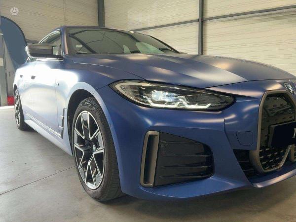 Blue BMW i4 2022 in Vilnius, with an engine capacity of 0.00 L and mileage of 55 thousand km for 44390 €, photo 3 on AUTOMOTO.COM.LV
