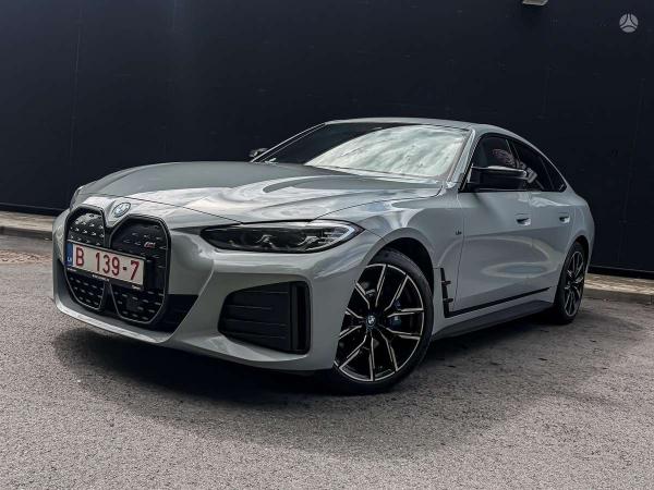 Pelēks BMW i4 2022 Šauļi, ar dzinēja tilpumu 0.00 L un nobraukumu 125 tūkst. km par 37500 €, foto 1 vietnē AUTOMOTO.COM.LV