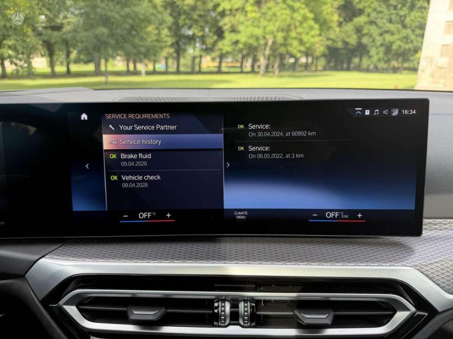 Pelēks BMW i4 2022 Viļņa, ar dzinēja tilpumu 0.00 L un nobraukumu 127 tūkst. km par 37000 €, foto 22 vietnē AUTOMOTO.COM.LV