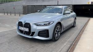 Pelēks BMW i4 2023 Viļņa, ar dzinēja tilpumu 0.00 L un nobraukumu 34 tūkst. km par 34600 €, foto 3 vietnē AUTOMOTO.COM.LV