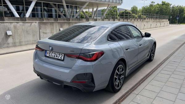Grey BMW i4 2023 in Vilnius, with an engine capacity of 0.00 L and mileage of 34 thousand km for 34600 €, photo 6 on AUTOMOTO.COM.LV