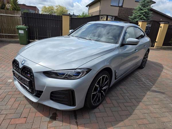 Pelēks BMW i4 2023 Šauļi, ar dzinēja tilpumu 0.00 L un nobraukumu 27 tūkst. km par 34999 €, foto 4 vietnē AUTOMOTO.COM.LV