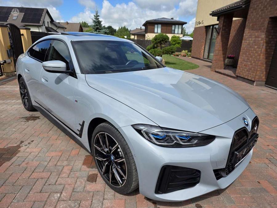 Pelēks BMW i4 2023 Šauļi, ar dzinēja tilpumu 0.00 L un nobraukumu 27 tūkst. km par 34999 €, foto 6 vietnē AUTOMOTO.COM.LV