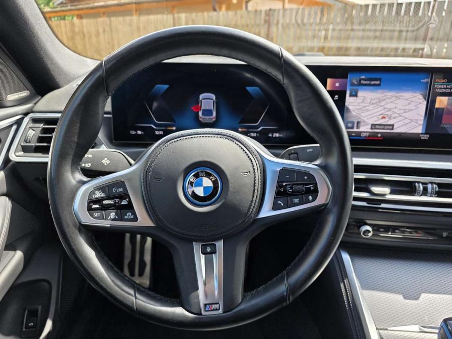 Pelēks BMW i4 2023 Šauļi, ar dzinēja tilpumu 0.00 L un nobraukumu 27 tūkst. km par 34999 €, foto 17 vietnē AUTOMOTO.COM.LV