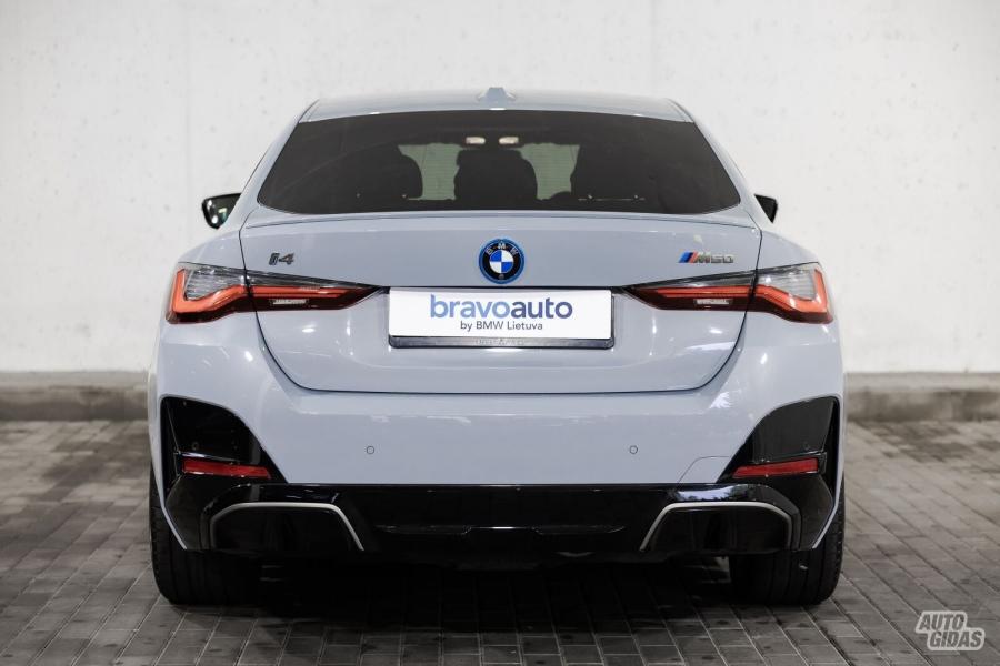 Grey BMW i4 2023 in Vilnius, with an engine capacity of 0.00 L and mileage of 90 thousand km for 42991 €, photo 13 on AUTOMOTO.COM.LV