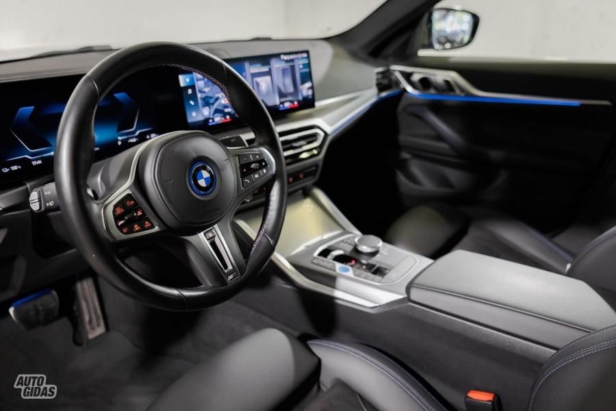 Grey BMW i4 2023 in Vilnius, with an engine capacity of 0.00 L and mileage of 90 thousand km for 42991 €, photo 15 on AUTOMOTO.COM.LV