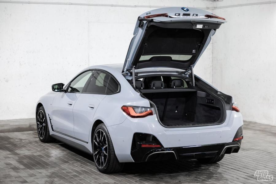 Grey BMW i4 2023 in Vilnius, with an engine capacity of 0.00 L and mileage of 90 thousand km for 42991 €, photo 36 on AUTOMOTO.COM.LV