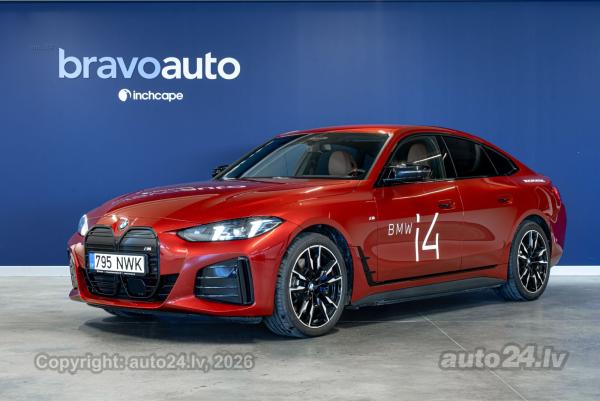 Sarkans BMW i4 2026 Tallina, ar dzinēja tilpumu 0.00 L un nobraukumu 5 tūkst. km par 68300 €, foto 1 vietnē AUTOMOTO.COM.LV