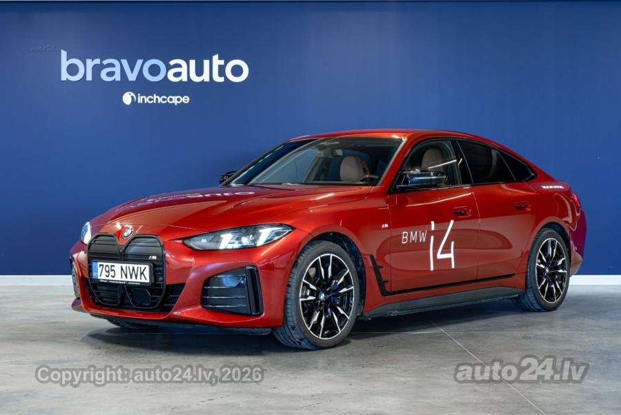 Sarkans BMW i4 2026 Tallina, ar dzinēja tilpumu 0.00 L un nobraukumu 5 tūkst. km par 68300 €, foto 1 vietnē AUTOMOTO.COM.LV