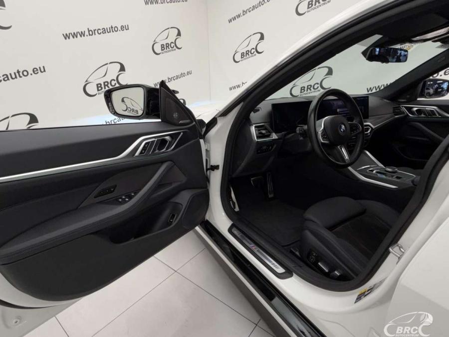 White BMW i4 2023 in Vilnius, with an engine capacity of 0.00 L and mileage of 37 thousand km for 41900 €, photo 21 on AUTOMOTO.COM.LV