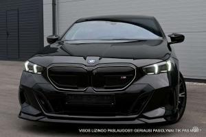 Black BMW i5 2023 in Kretinga, with an engine capacity of 0.00 L and mileage of 27 thousand km for 66999 €, photo 3 on AUTOMOTO.COM.LV