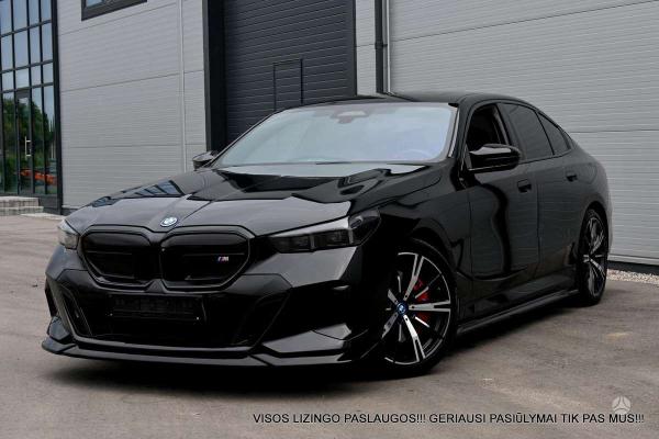 Black BMW i5 2023 in Kretinga, with an engine capacity of 0.00 L and mileage of 27 thousand km for 66999 €, photo 4 on AUTOMOTO.COM.LV