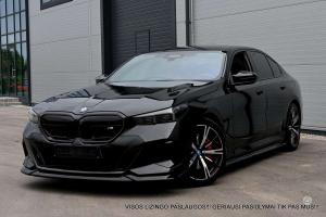 Black BMW i5 2023 in Kretinga, with an engine capacity of 0.00 L and mileage of 27 thousand km for 66999 €, photo 4 on AUTOMOTO.COM.LV