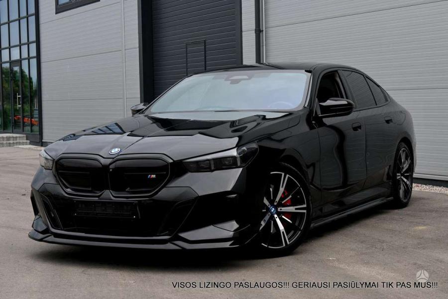 Black BMW i5 2023 in Kretinga, with an engine capacity of 0.00 L and mileage of 27 thousand km for 66999 €, photo 4 on AUTOMOTO.COM.LV