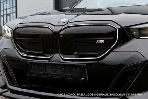 Black BMW i5 2023 in Kretinga, with an engine capacity of 0.00 L and mileage of 27 thousand km for 66999 €, photo 6 on AUTOMOTO.COM.LV