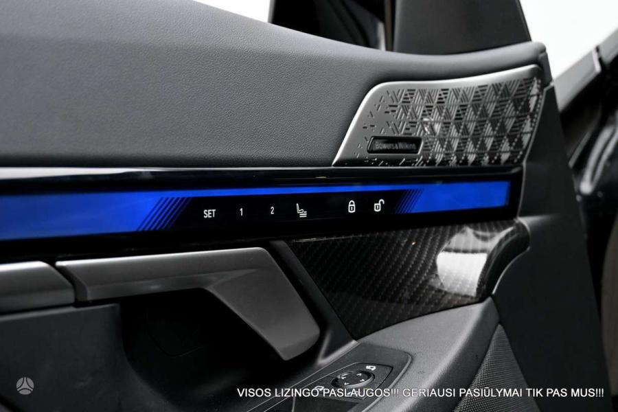 Black BMW i5 2023 in Kretinga, with an engine capacity of 0.00 L and mileage of 27 thousand km for 66999 €, photo 23 on AUTOMOTO.COM.LV