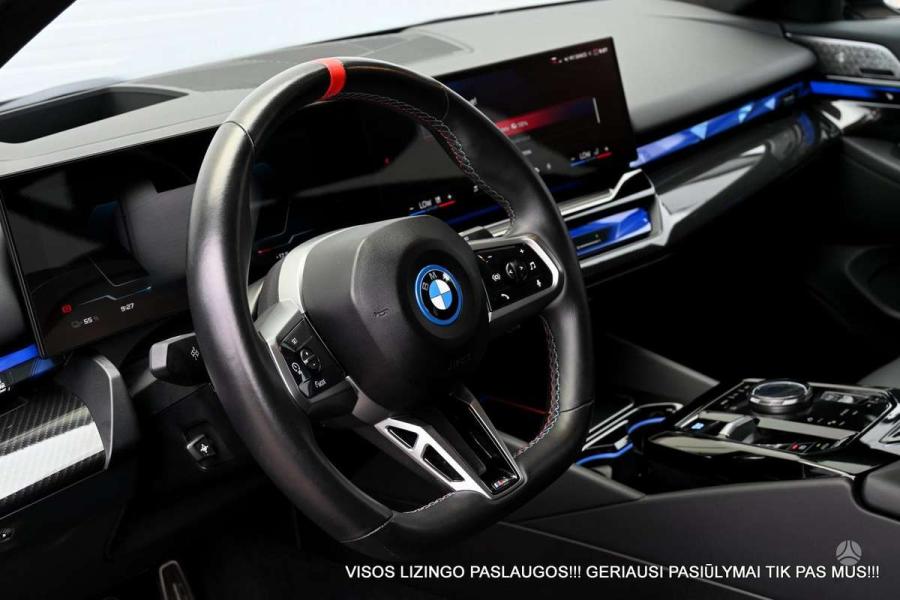 Black BMW i5 2023 in Kretinga, with an engine capacity of 0.00 L and mileage of 27 thousand km for 66999 €, photo 24 on AUTOMOTO.COM.LV