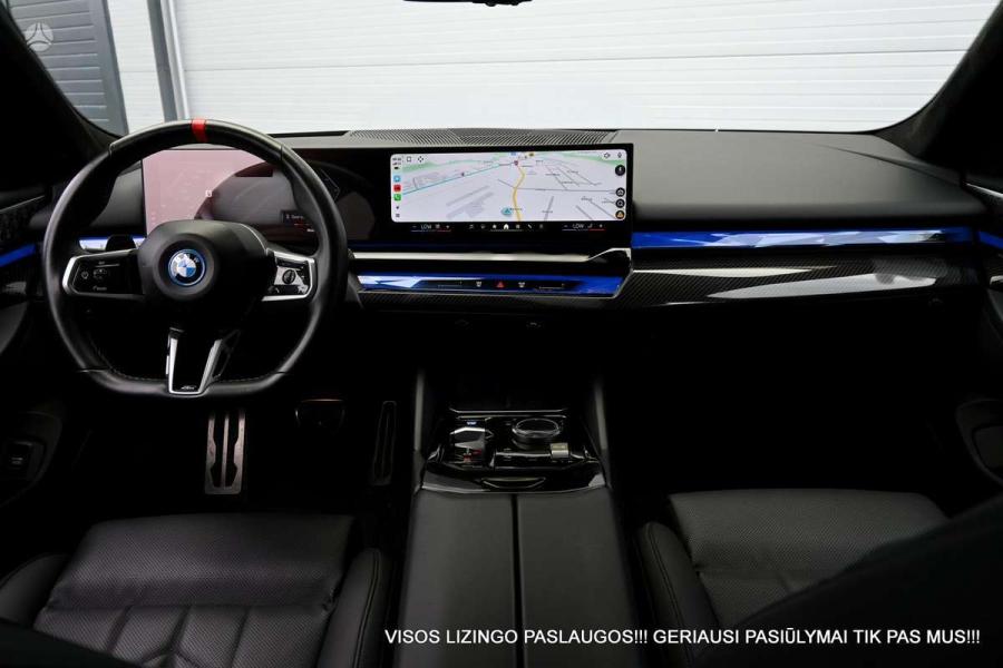 Black BMW i5 2023 in Kretinga, with an engine capacity of 0.00 L and mileage of 27 thousand km for 66999 €, photo 31 on AUTOMOTO.COM.LV