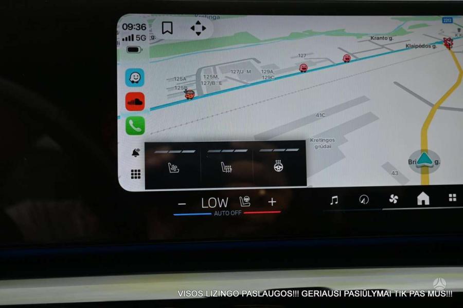 Black BMW i5 2023 in Kretinga, with an engine capacity of 0.00 L and mileage of 27 thousand km for 66999 €, photo 39 on AUTOMOTO.COM.LV