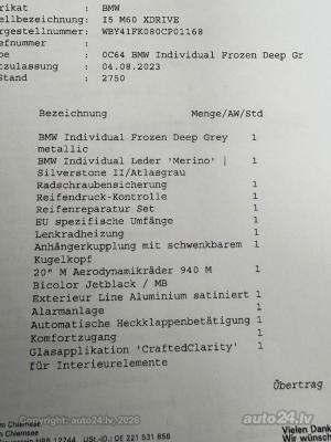 Pelēks BMW i5 2023 Tallina, ar dzinēja tilpumu 0.00 L un nobraukumu 21 tūkst. km par 72900 €, foto 16 vietnē AUTOMOTO.COM.LV