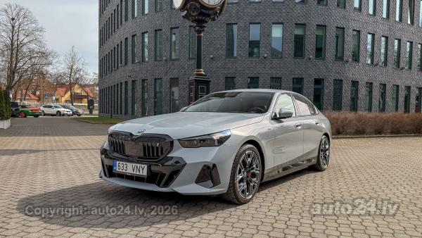 Grey BMW i5 2024 in Tallinn, with an engine capacity of 0.00 L and mileage of 24 thousand km for 66500 €, photo 1 on AUTOMOTO.COM.LV