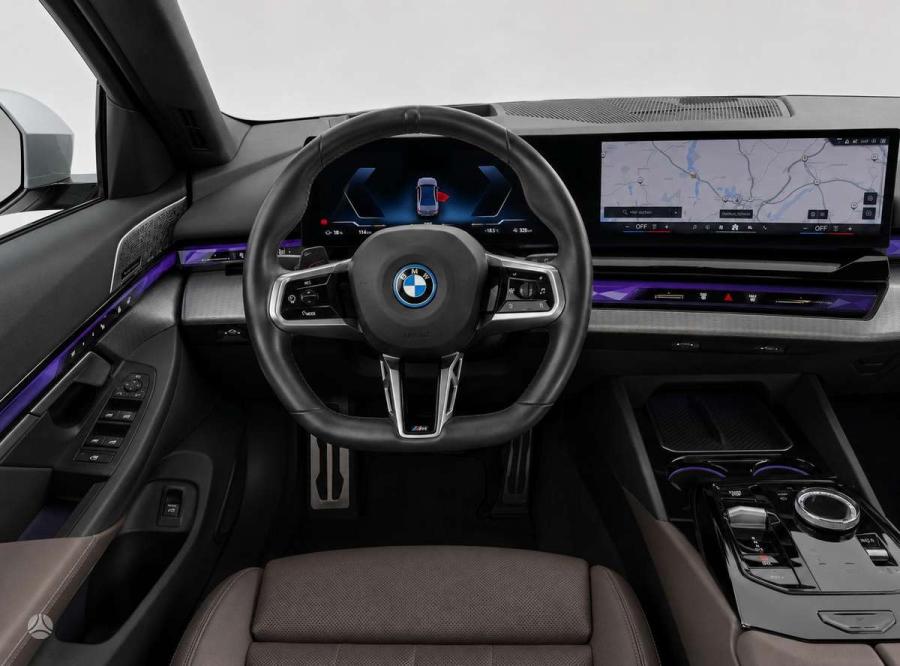 Pelēks BMW i5 2024 Viļņa, ar dzinēja tilpumu 0.00 L un nobraukumu 40 tūkst. km par 49990 €, foto 7 vietnē AUTOMOTO.COM.LV