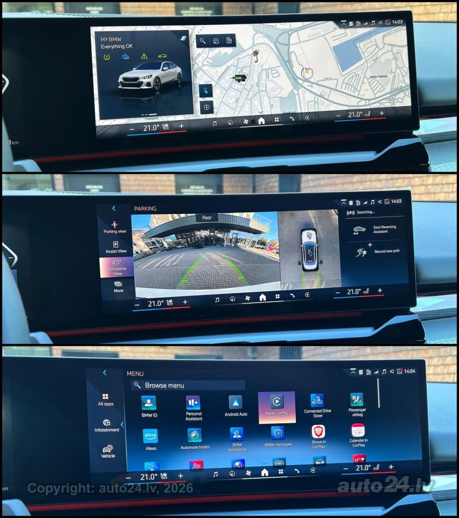 Белый БМВ i5 2024 в Таллин, объемом двигателя 0.00 л и пробегом 40 тыс. км за 59900 €, фото 25 на AUTOMOTO.COM.LV