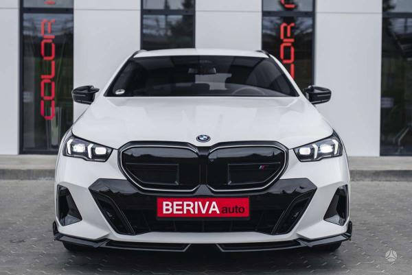 White BMW i5 2024 in Vilnius, with an engine capacity of 0.00 L and mileage of 67 thousand km for 55999 €, photo 4 on AUTOMOTO.COM.LV