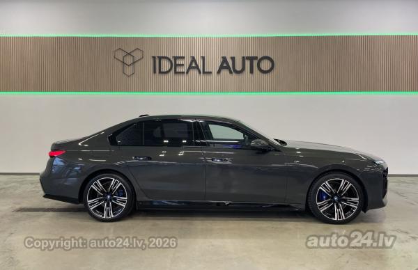 Black BMW i7 2022 in Tallinn, with an engine capacity of 0.00 L and mileage of 73 thousand km for 87900 €, photo 3 on AUTOMOTO.COM.LV