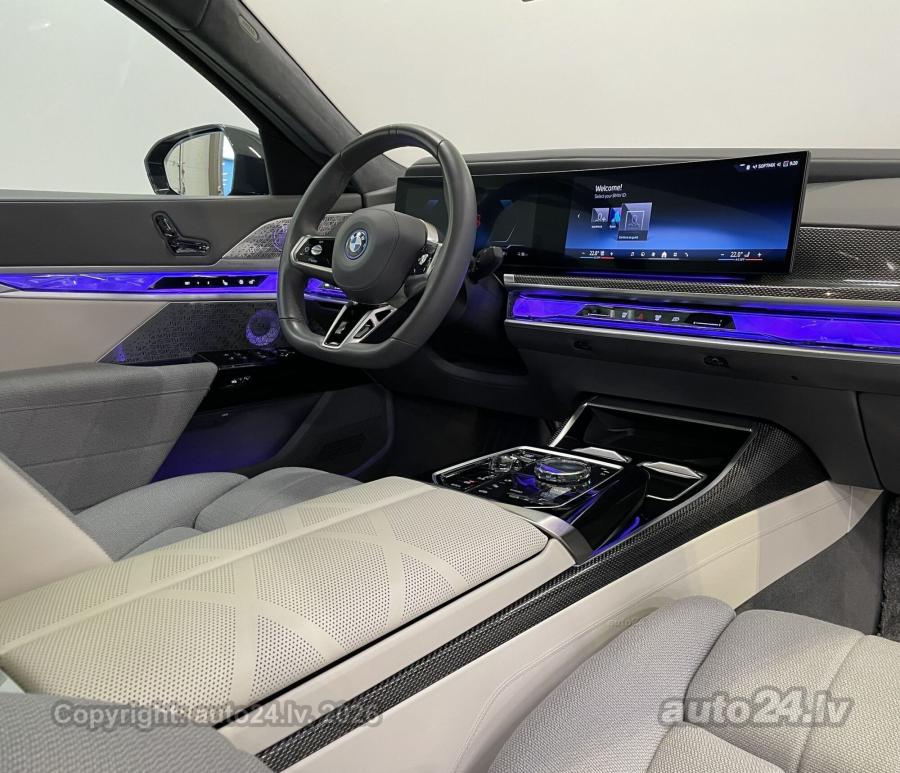 Melns BMW i7 2022 Tallina, ar dzinēja tilpumu 0.00 L un nobraukumu 73 tūkst. km par 87900 €, foto 8 vietnē AUTOMOTO.COM.LV