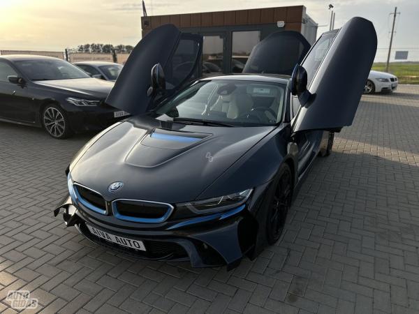 BMW I8 2019 Kauņa vietnē Pelēks BMW I8 2019 Kauņa, ar dzinēja tilpumu 1.50 L un nobraukumu 12 tūkst. km par 65900 €, foto 8 vietnē AUTOMOTO.COM.LV