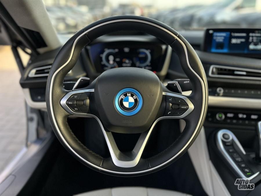 Pelēks BMW I8 2019 Kauņa, ar dzinēja tilpumu 1.50 L un nobraukumu 12 tūkst. km par 65900 €, foto 24 vietnē AUTOMOTO.COM.LV