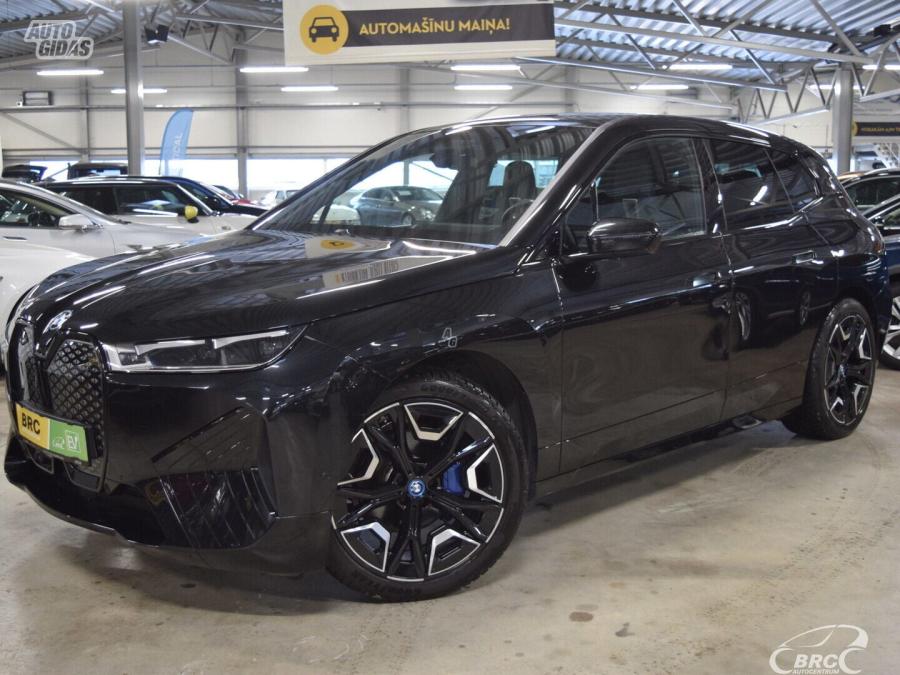 Black BMW iX 2021 in Riga, with an engine capacity of 0.00 L and mileage of 42 thousand km for 59900 €, photo 31 on AUTOMOTO.COM.LV