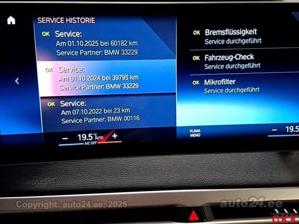 Black BMW iX 2022 in Viljandi, with an engine capacity of 0.00 L and mileage of 60 thousand km for 45400 €, photo 11 on AUTOMOTO.COM.LV