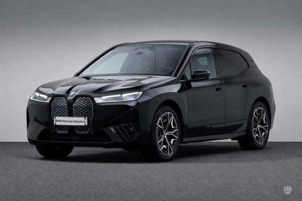 Black BMW iX 2023 in Tukums, with an engine capacity of 0.00 L and mileage of 33 thousand km for 51990 €, photo 1 on AUTOMOTO.COM.LV