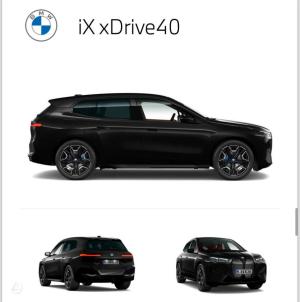 Melns BMW iX 2024 Viļņa, ar dzinēja tilpumu 0.00 L un nobraukumu 32 tūkst. km par 49990 €, foto 4 vietnē AUTOMOTO.COM.LV